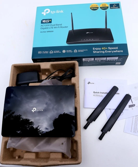 TP-LINK BOX 4G, Router 4G+ LTE Cat.6 300 Mbit/s WLAN AC 1200 Mbit/s ...