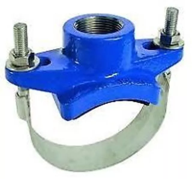 COLLARE DI DERIVAZIONE Artiglio Diametro Dn 250 X 2 Pollici A 2 Staffe ...
