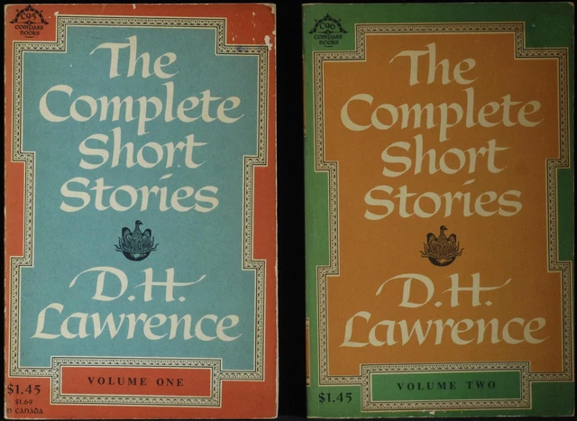 THE COMPLETE SHORT Stories Of D H Lawrence Volume One And Two. Lawrence ...
