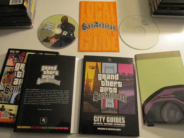 GRAND THEFT AUTO: San Andreas - PC DVD Good condition on box, VG on ...
