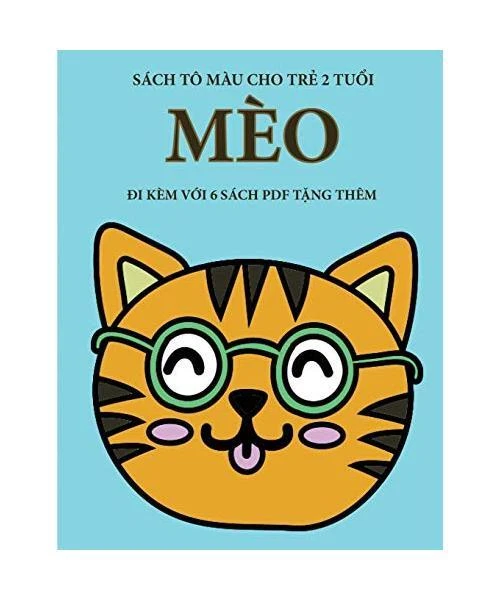 SÁCH TÔ MÀU cho trẻ 2 tuổi (Mèo): Cuốn sách này có 40 t EUR 11,82 - PicClick FR