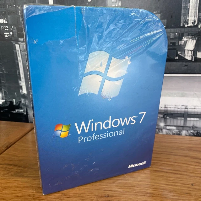 WINDOWS 7 PROFESSIONAL 32/64-Bit DVD Sealed FQC-00133 100% Genuine UK ...
