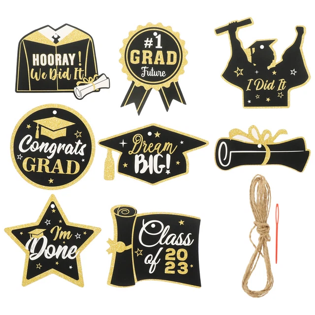 GRADUATION SEASON 24PCS Premium Unique Graduation Party Favor for Photo ...