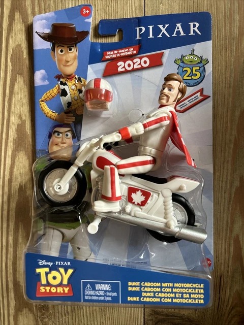TOY STORY 4 Disney Pixar - Duke Caboom - With Motorcycle - Pull & Go ...
