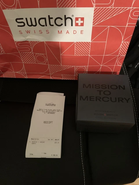 SWATCH X OMEGA Bioceramic Moonswatch Mission To Mercury New With ...