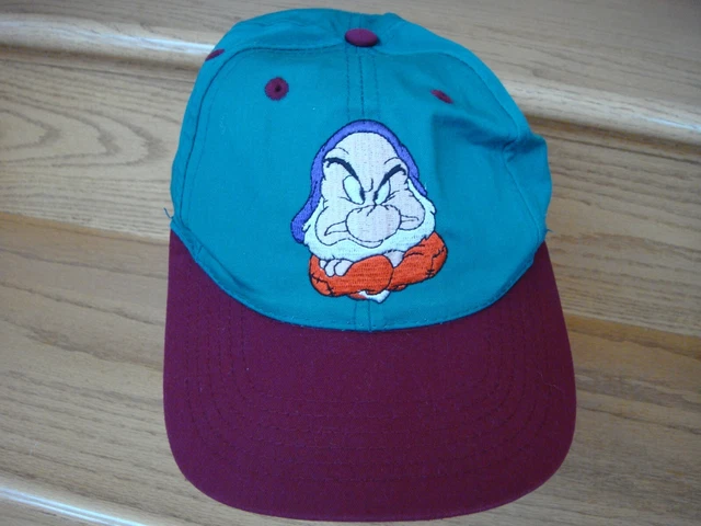 WALT DISNEY SNOW White and the Seven Dwarfs Grumpy BALL CAP £8.19 ...