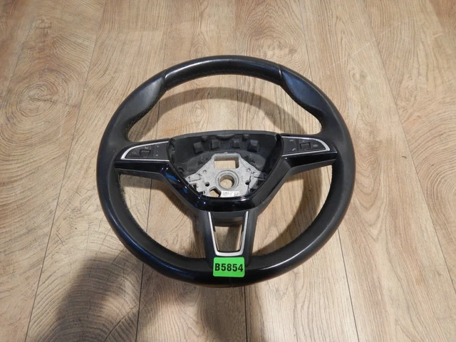 VOLANT EN CUIR Skoda Octavia 5E Fabia 6V Volant 3V0419091S Cwe Original ...