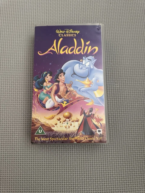 DISNEY ALADDIN VHS Walt Disney Classics Aladdin Vhs Vintage Video £1.75 ...