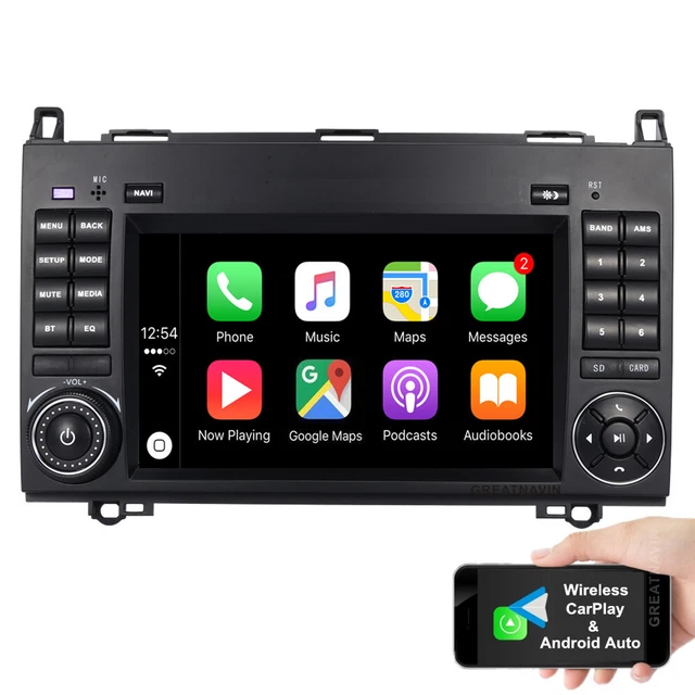 ANDROID 12 AUTORADIO GPS Sat Navi 7" Für Mercedes-Benz A/B Vito Viano ...