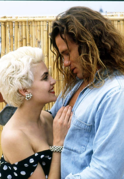 ACTORS SHERILYN FENN Richard Tyson Cannes France May 28 1988 They - Old ... ACTORS SHERILYN FENN Richard Tyson Cannes France May 28 1988 They - Old ...