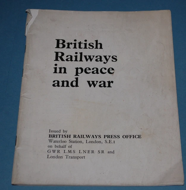 BRITISH RAILWAYS IN Peace and War 1944 £0.99 - PicClick UK