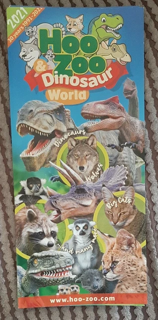 HOO ZOO & Dinosaur World Flyer 2021 30 year Anniversary edition £1.24 ...
