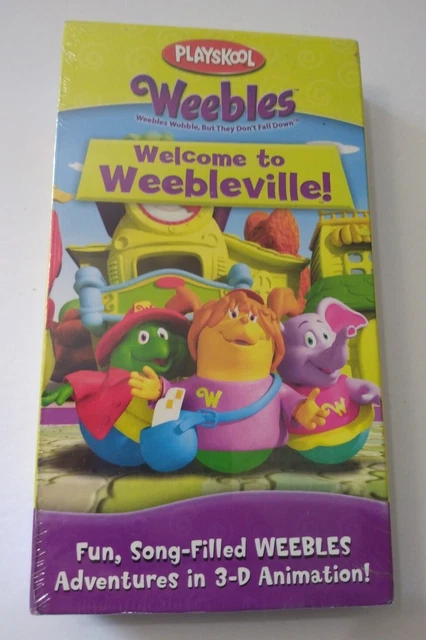 PLAYSKOOL WEEBLES VHS Tape 2005 Welcome to Weebleville 3D Animation ...