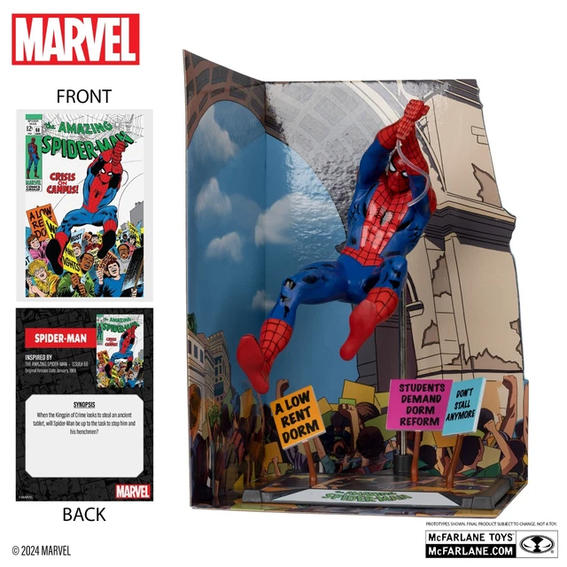 MCFARLANE TOYS MARVEL Spider-Man 1:10th Scale The Amazing Spider-Man ...