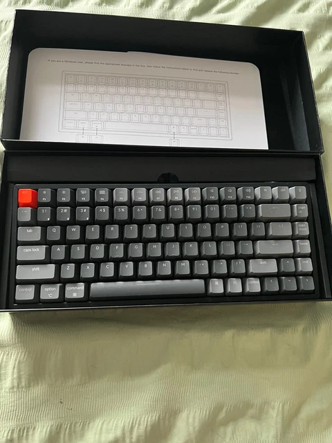 KEYCHRON K2 (V2) Wireless/USB Wired Mechanical Keyboard Blue Switches ...