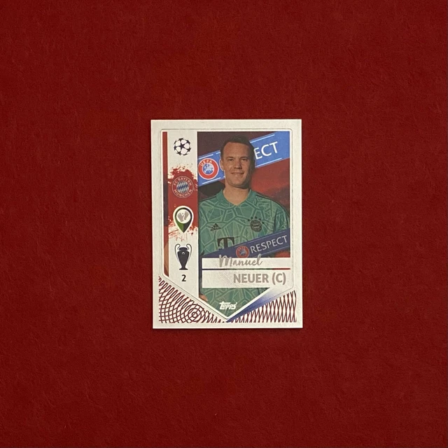 MANUEL NEURE-BAYERN MONACO-TOPPS-UEFA Champions League 2022/2023-N.207 ...