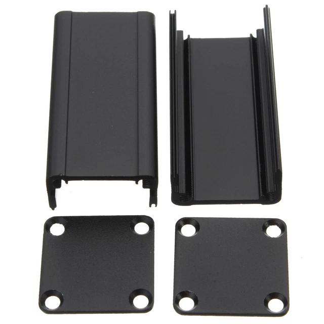 EXTRUDED ALUMINUM BOX Enclosure Electronic Project Case PCB DIY ...