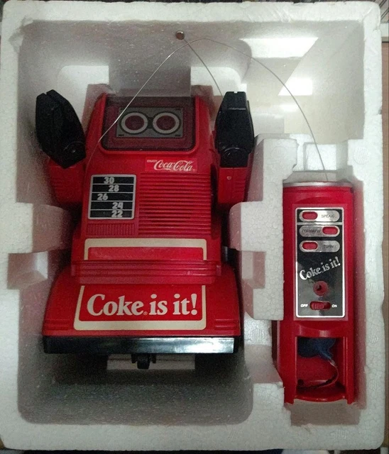 RADIO CONTROL TALKING Robo Coca Cola Need Repair £158.65 - PicClick UK