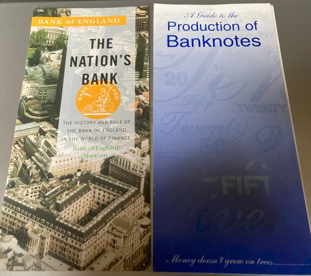 1990S BANK OF England Guides, ‘The Nation’s Bank’ & ‘Production of ...
