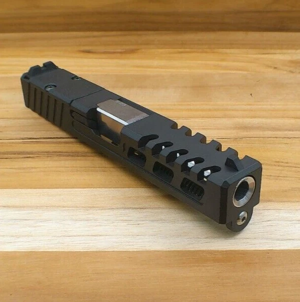 FOR GLOCK 19 Complete Slide gen3 RMR Sights Lightning Raptor Polish ...