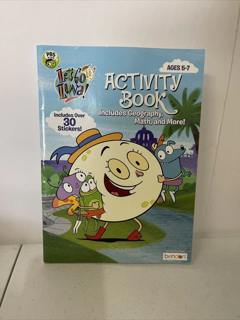 KIDS LETS GO Luna Activity Book Ages 5-7 Geography Math And More $6.00 ...