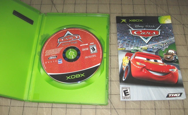 2006 CARS DISNEY Pixar THQ Black Label Microsoft Xbox Used Video Game w ...