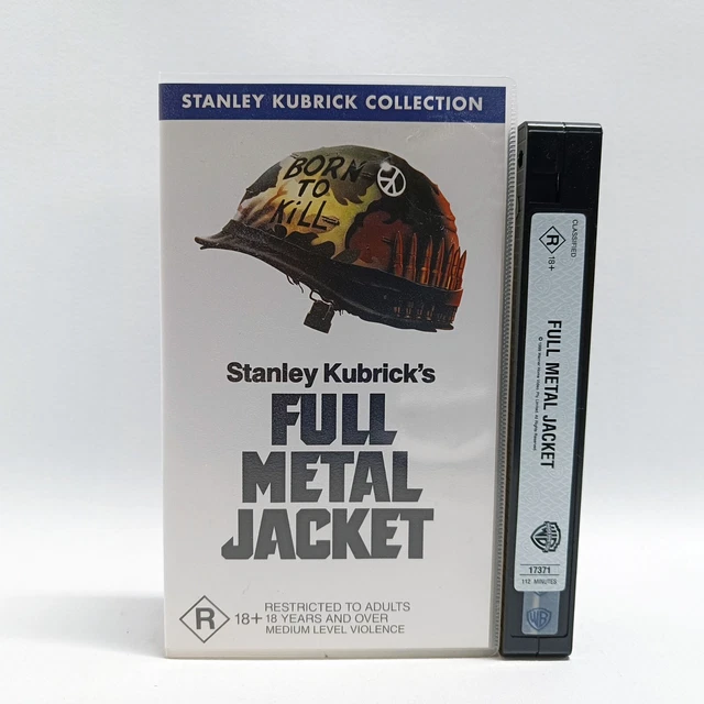 STANLEY KUBRICK'S FULL Metal Jacket VHS Video Tape - R 18+ £9.79 - PicClick UK