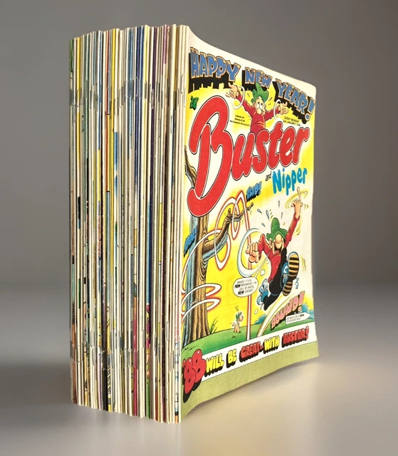 1980S VINTAGE BUSTER Comics Complete Run Year All Issues Jan 2nd - Dec ...