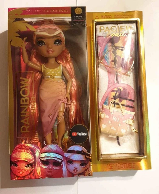 RAINBOW HIGH PACIFIC Coast Simone Summers Fashion Doll $39.95 - PicClick AU