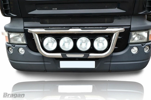 GRILL LIGHT BAR A To Fit Mercedes Atego 2007+ Stainless Steel Front ...