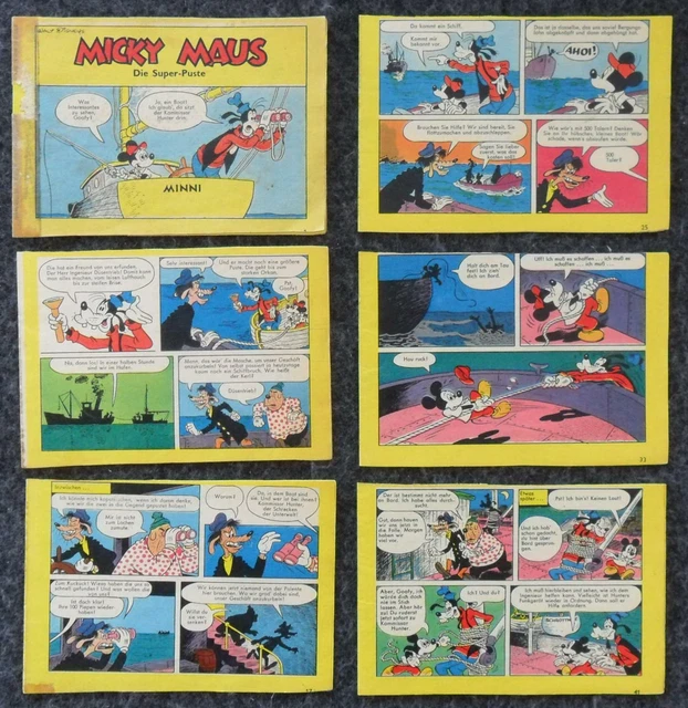 MICKEY MOUSE COMIC Strip - The Super Push (1966) 1-48 Complete - Ehapa ...