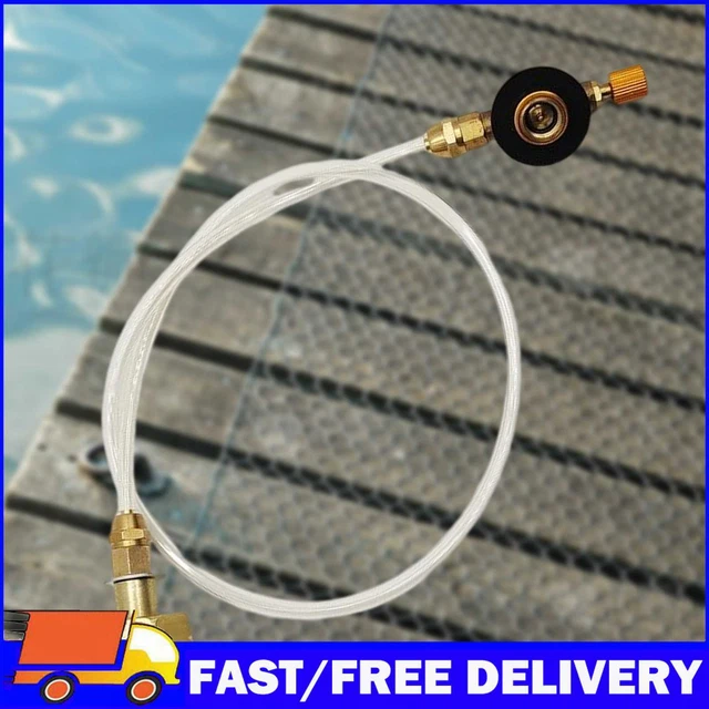 RUSSIAN INFLATION VALVE Connector Split Flat Gas Tank Filling Bridge ...