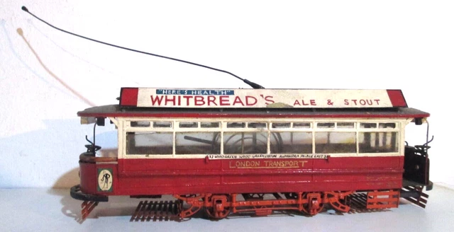 SCRATCH BUILT G SCALE CLOCKWORK LONDON TRANSPORT TRAM - Non Runner EUR ...