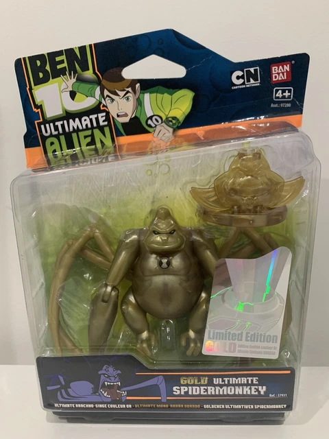 BEN 10 ULTIMATE Alien Gold Ultimate Spidermonkey Limited Edition Figure ...