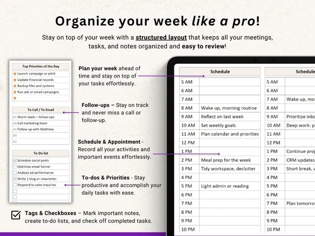 ONENOTE PROFESSIONAL PLANNER 2025 2026 Digital OneNote Templates Daily ...