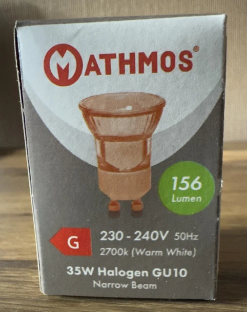 GENUINE MATHMOS ASTRO Lava Lamp Bulb 35w Mini GU10 (Narrow Beam) 2700K ...