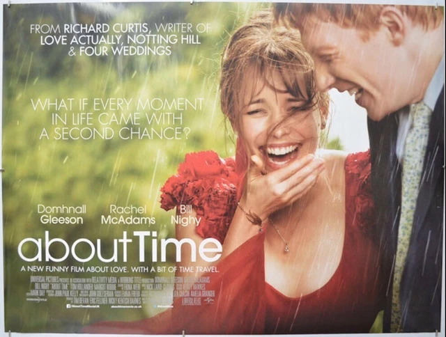ABOUT TIME (2013) UK Cinema Movie Poster Quad £10.00 - PicClick UK