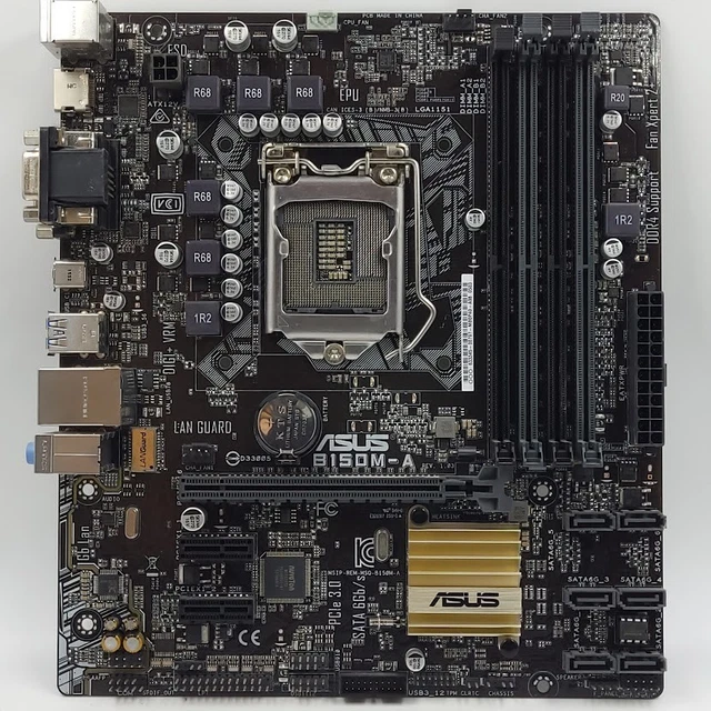ASUS B150M-A MOTHERBOARD Used Working Without i/o shield £43.36 ...