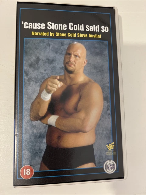 WWF STEVE AUSTIN - 'Cause Stone Cold Said So VHS Video - Tested ...