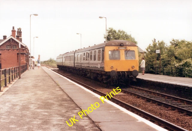 RAILWAY PHOTO 6X4 Class 120 DMU departs Aslockton 2M76 12.40 GRTM-NoT ...