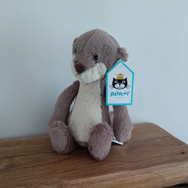 JELLYCAT SMALL BASHFUL Otter Plush - Brand New with Tags - Rare ...