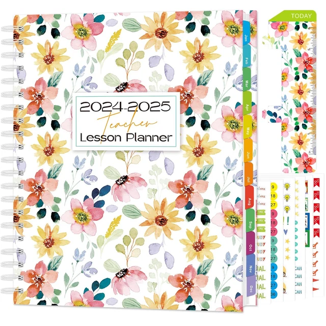 TEACHER PLANNER 2024-2025, Weekly and Monthly Planners 2024-2025 for ...