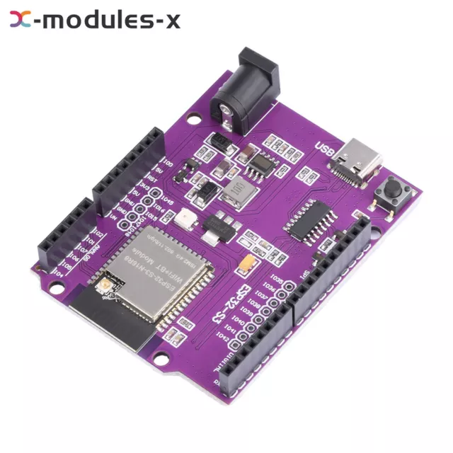 Type C Esp32 S3 Wroom 1 N8r2 N16r8 Ch340c Module Esp32 S3 Uno