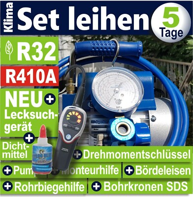 AIR CONDITIONER INSTALL Evacuate Vacuum Pump 5 Day Borrow Rent R32 ...