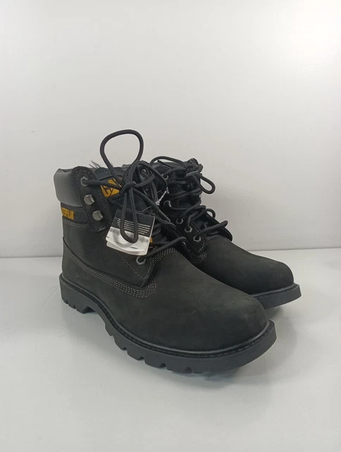 CATERPILLAR COLORADO 2.0 Mens Cat Black Wide Fit Lace Up Ankle Boots ...