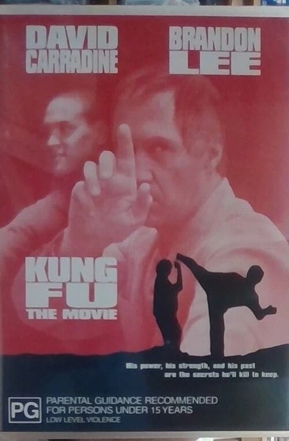 KUNG FU The Movie DVD Brandon Lee, David Carradine Genuine R4 ...