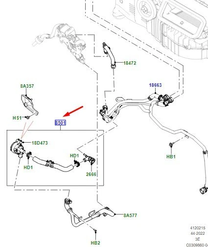 LAND ROVER DEFENDER L663 Water Pump LR173143 NEW GENUINE £155.00 ...