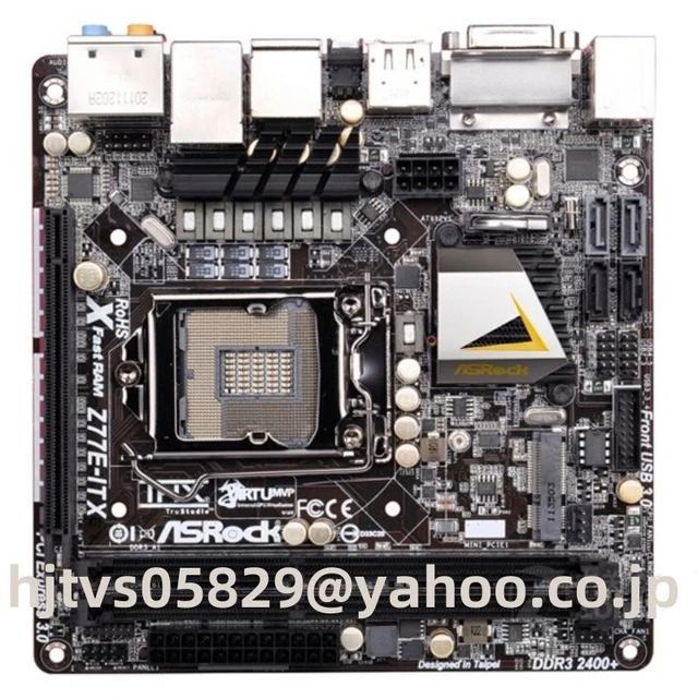 ASROCK Z77E-ITX MINI-ITX Motherboard LGA 1155 Intel Z77 DDR3 Used £390.73 - PicClick UK