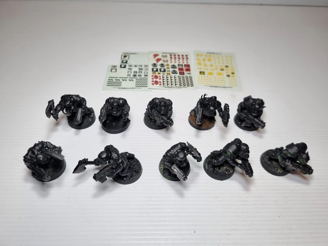 WARHAMMER 40K ORKS X10 & Sticker Transfers - Part Painted / Primed #2 ...