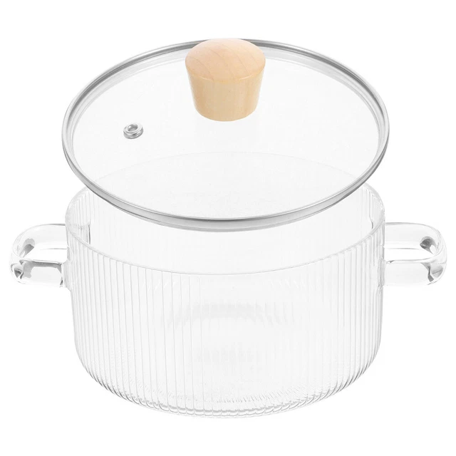 PENTOLA PER STUFATO trasparente padella per spaghetti zuppa stufa da ...